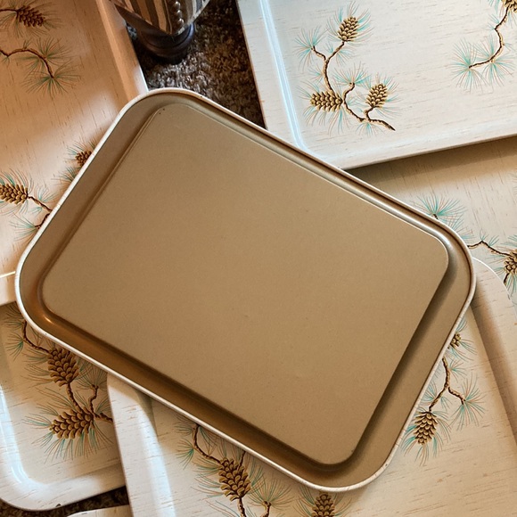 Other | Vintage Mcm Metal Tv Lap Trays | Poshmark